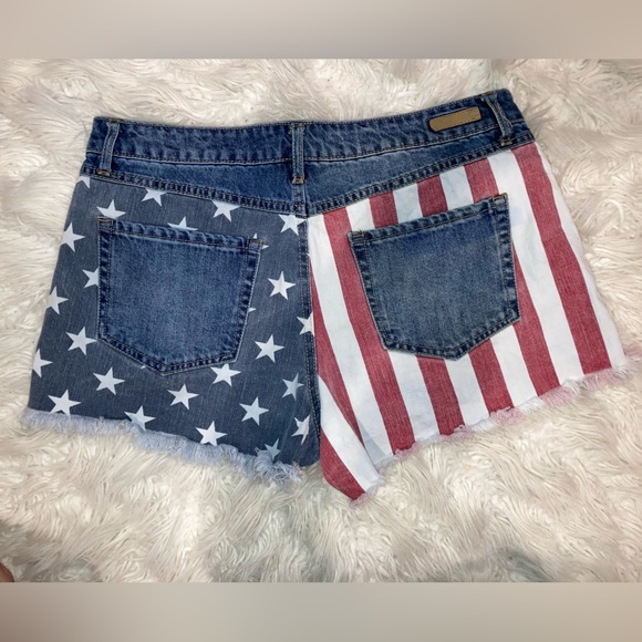 True Craft | Shorts | True Craft American Flag Denim Shorts | Poshmark